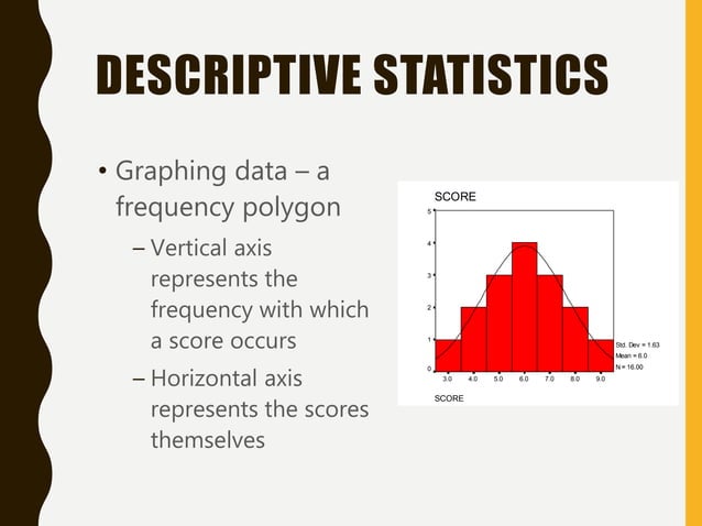 Descriptive statistics ppt | PPT