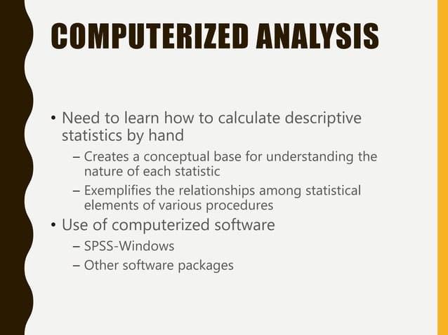 Descriptive statistics ppt | PPT