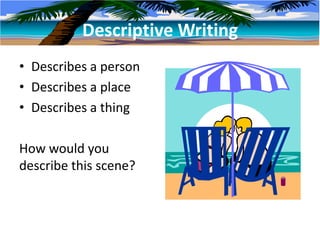 Descriptive structure | PPTX