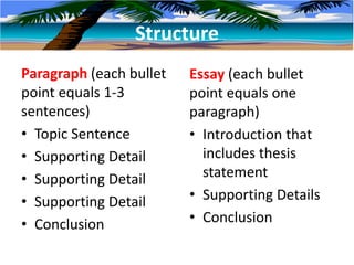 Descriptive structure | PPTX