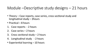 Descriptive study designs medicine .pptx