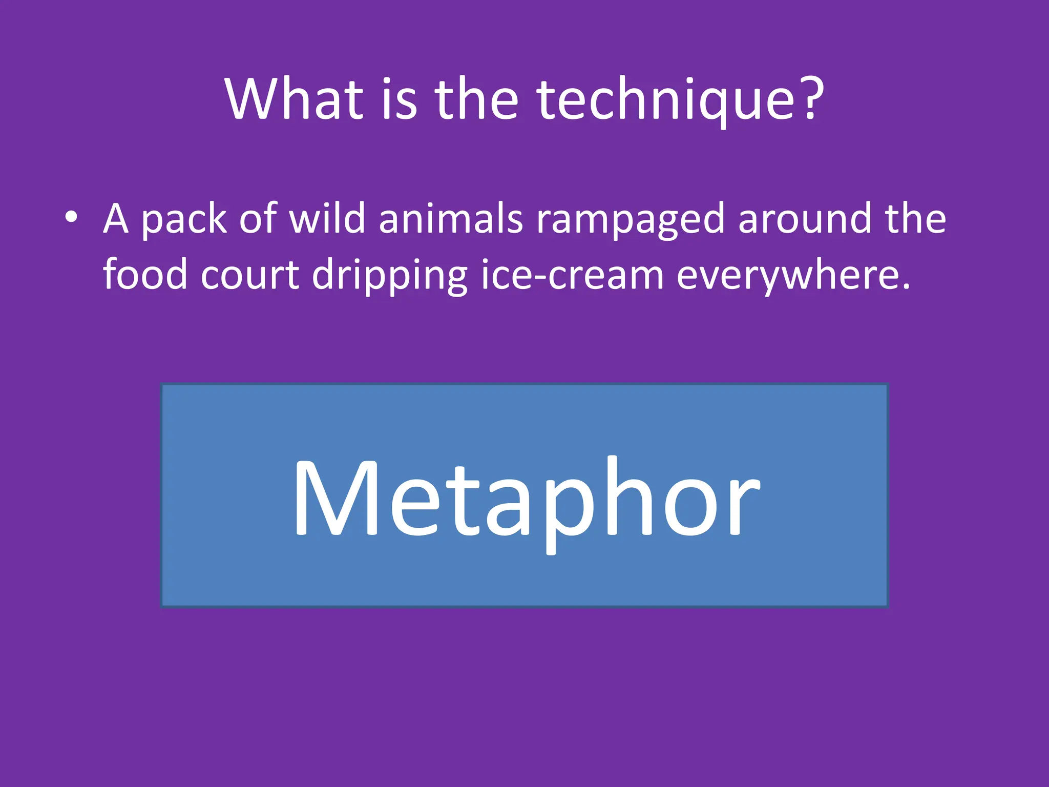 Descriptive Writing Techniques Year Seven.pptx