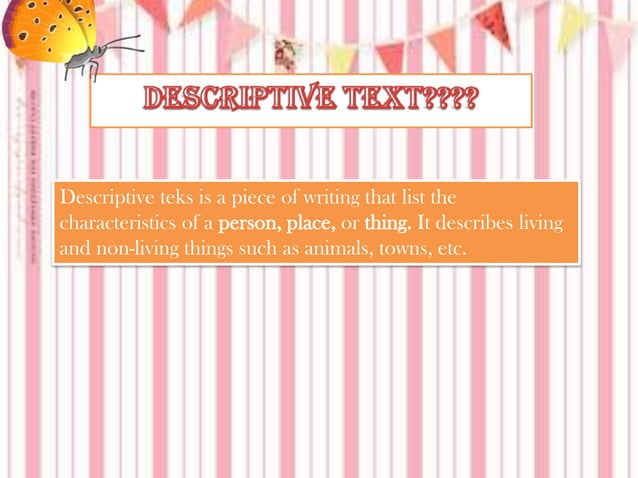 Descriptive text | PPT