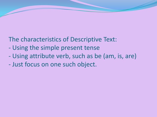 Descriptive text(with the example) | PPTX | Science
