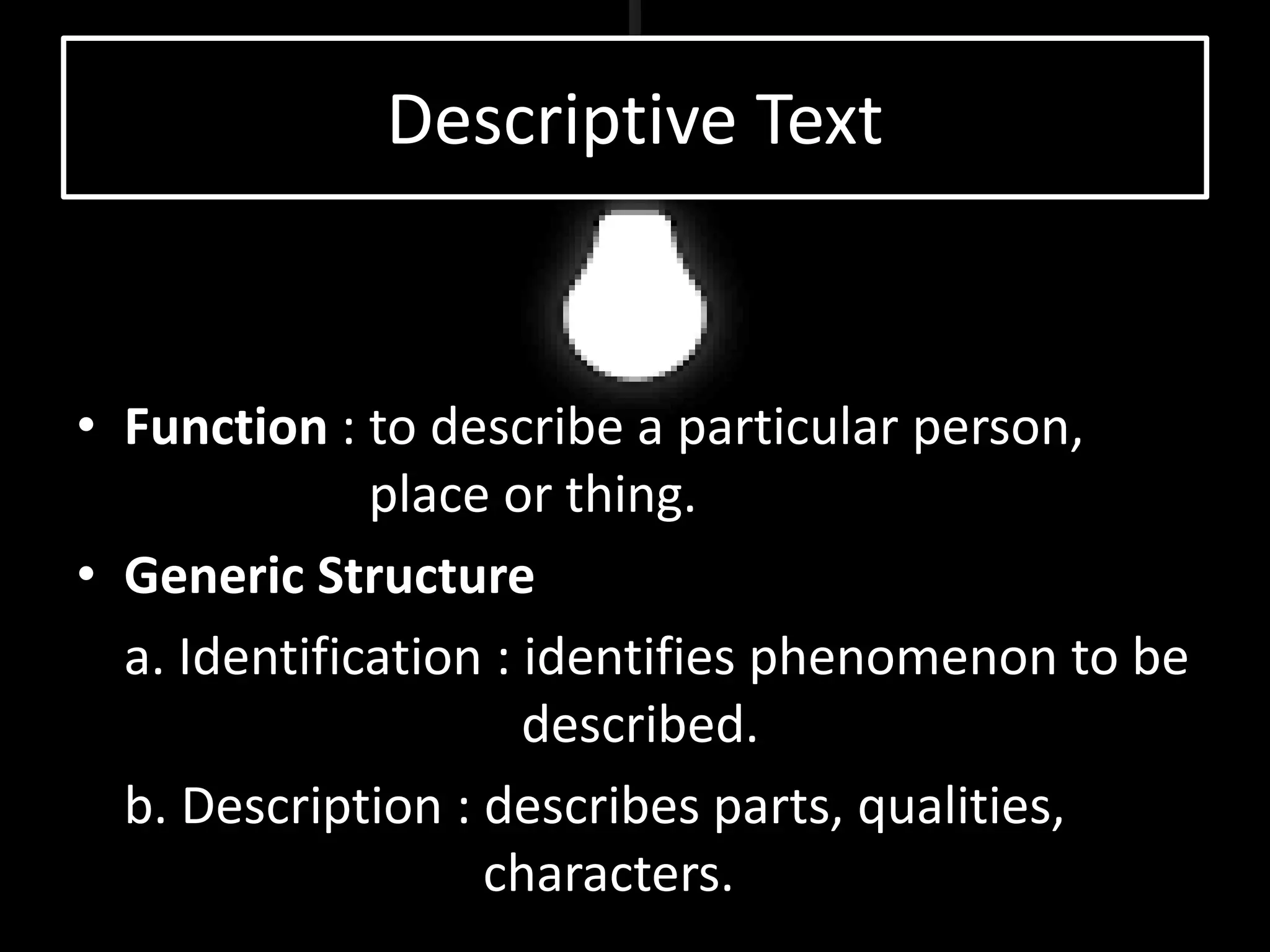 Descriptive text | PPTX
