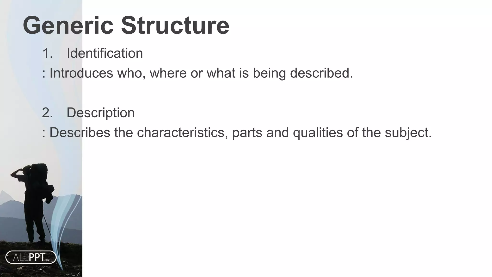 Descriptive text | PPT