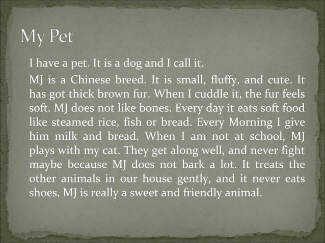Descriptive text | PPT | Cats | Pets