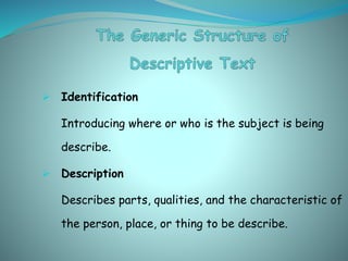 Descriptive text | PPT
