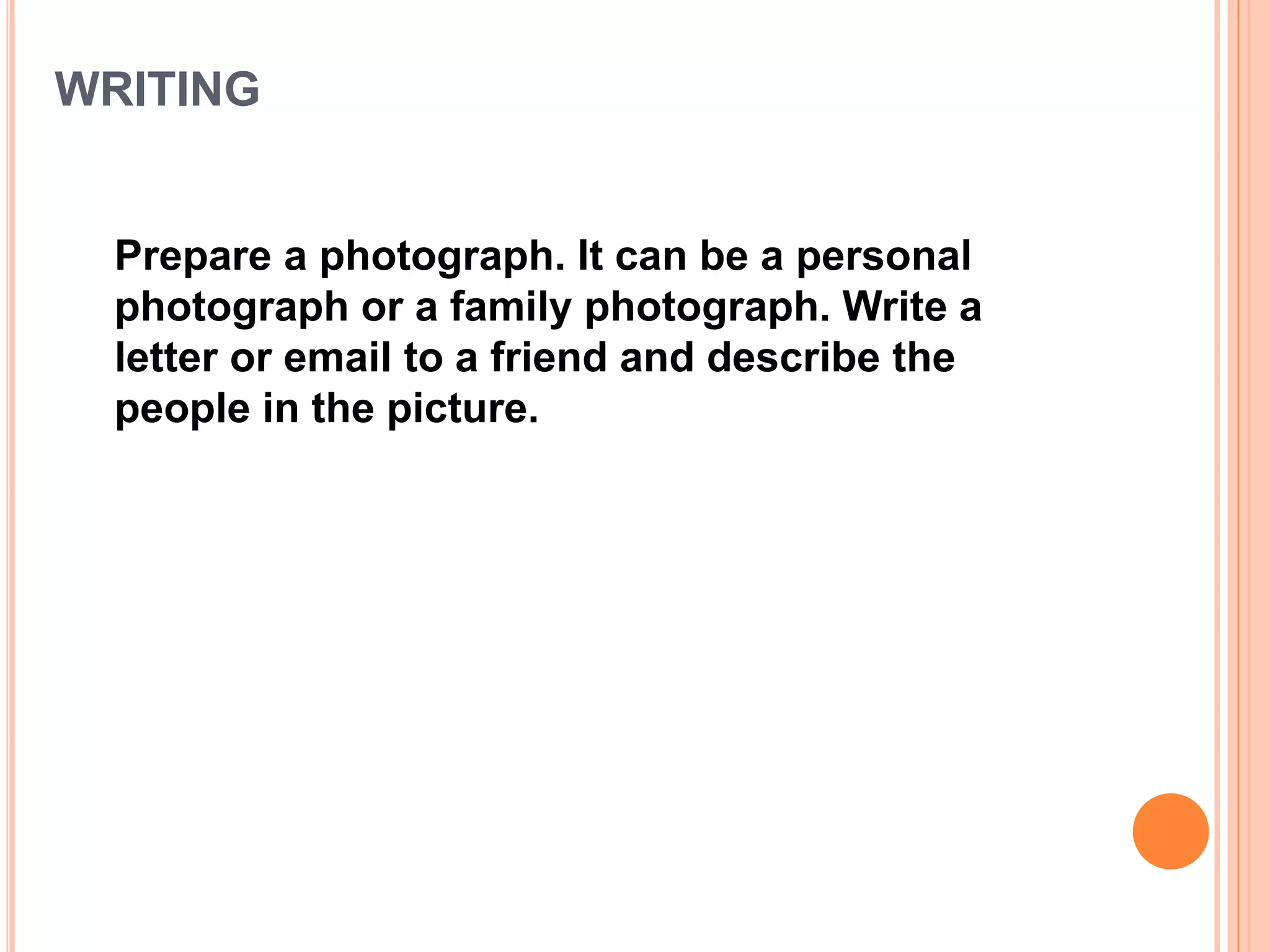 Descriptive text (describing people) | PPTX