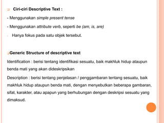 Descriptive text (describing people) | PPTX