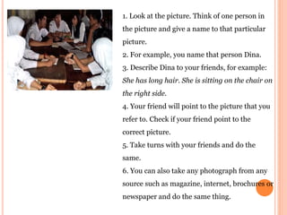 Descriptive text (describing people) | PPTX