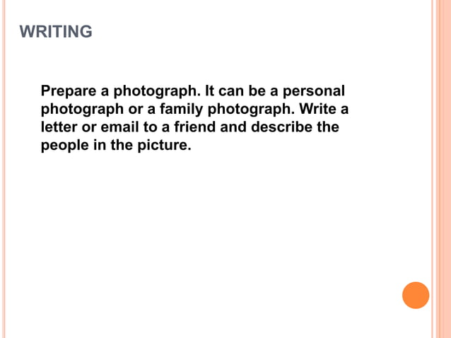 Descriptive text (describing people) | PPTX