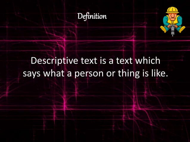 Descriptive text | PPT
