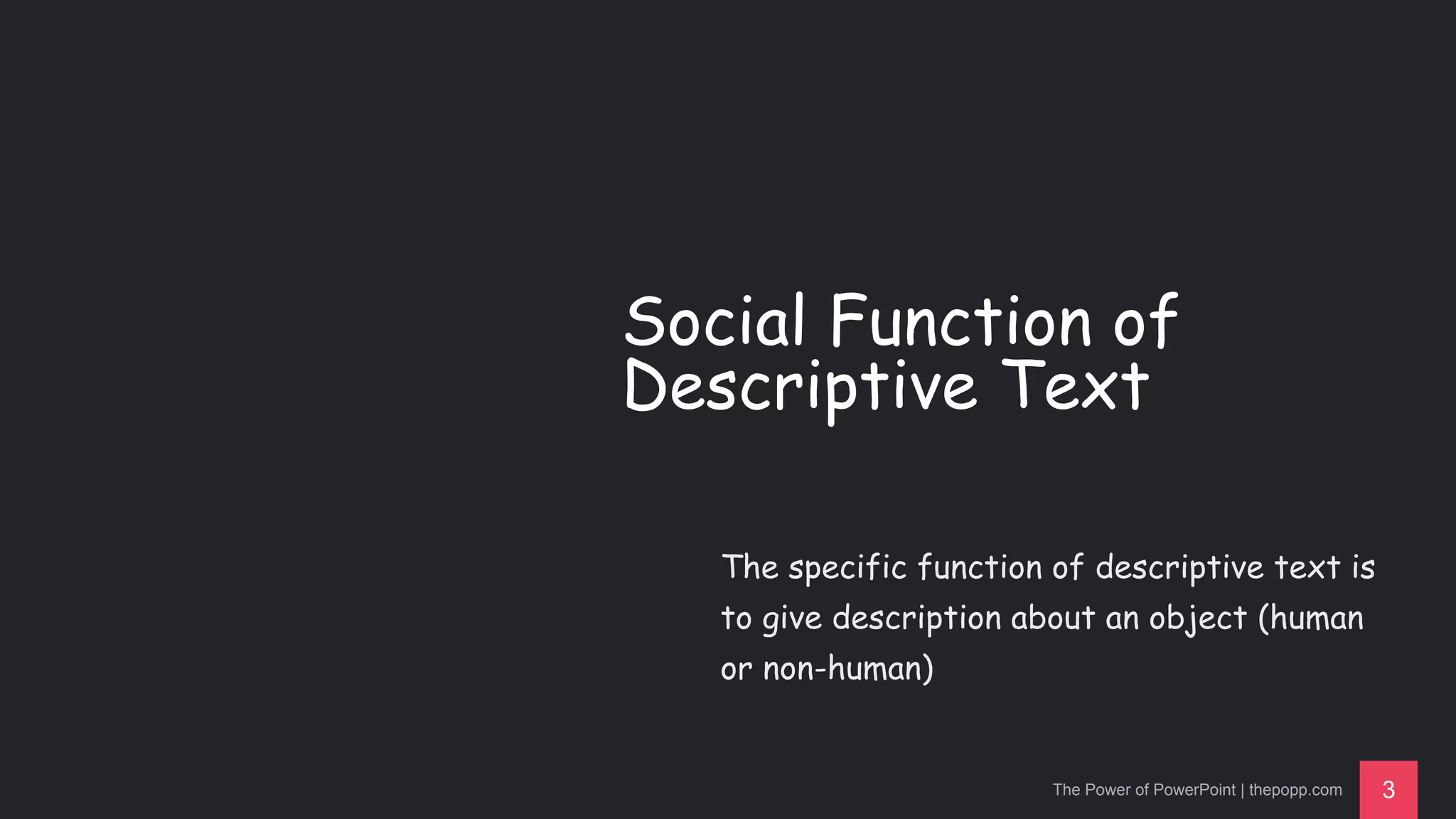 Descriptive text | PPTX