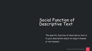Descriptive text | PPTX