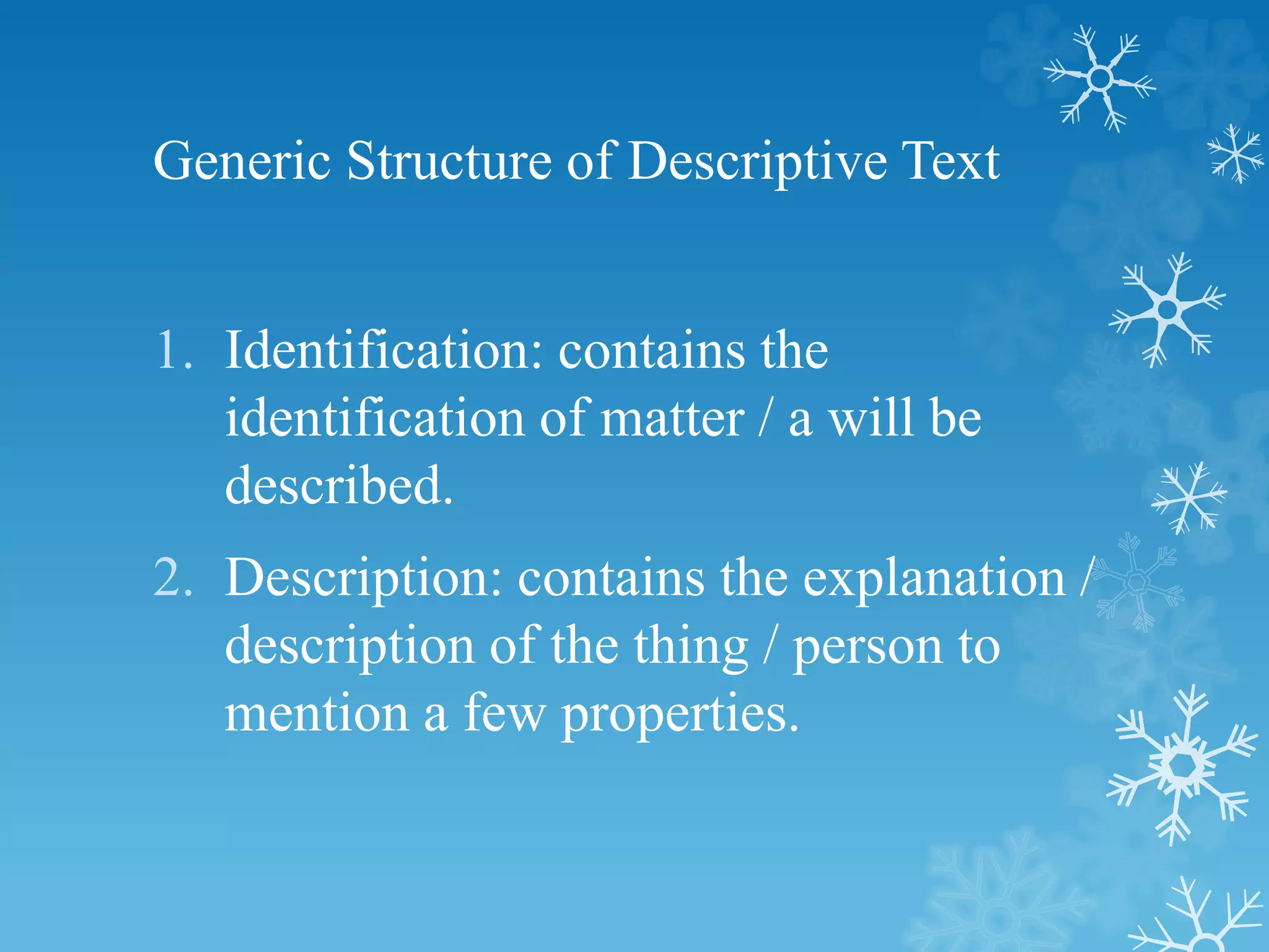 Descriptive text | PPT