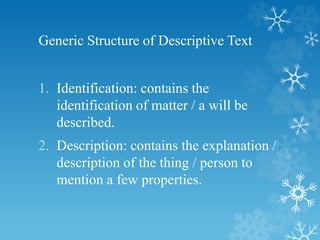 Descriptive text | PPT