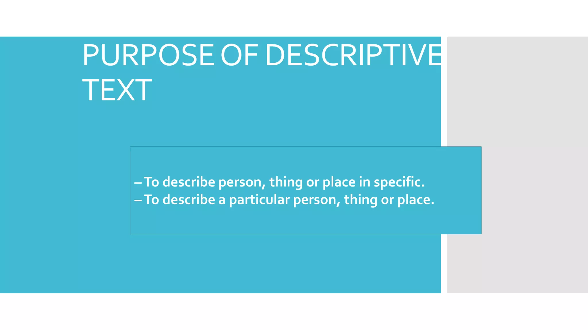 Descriptive text | PPTX