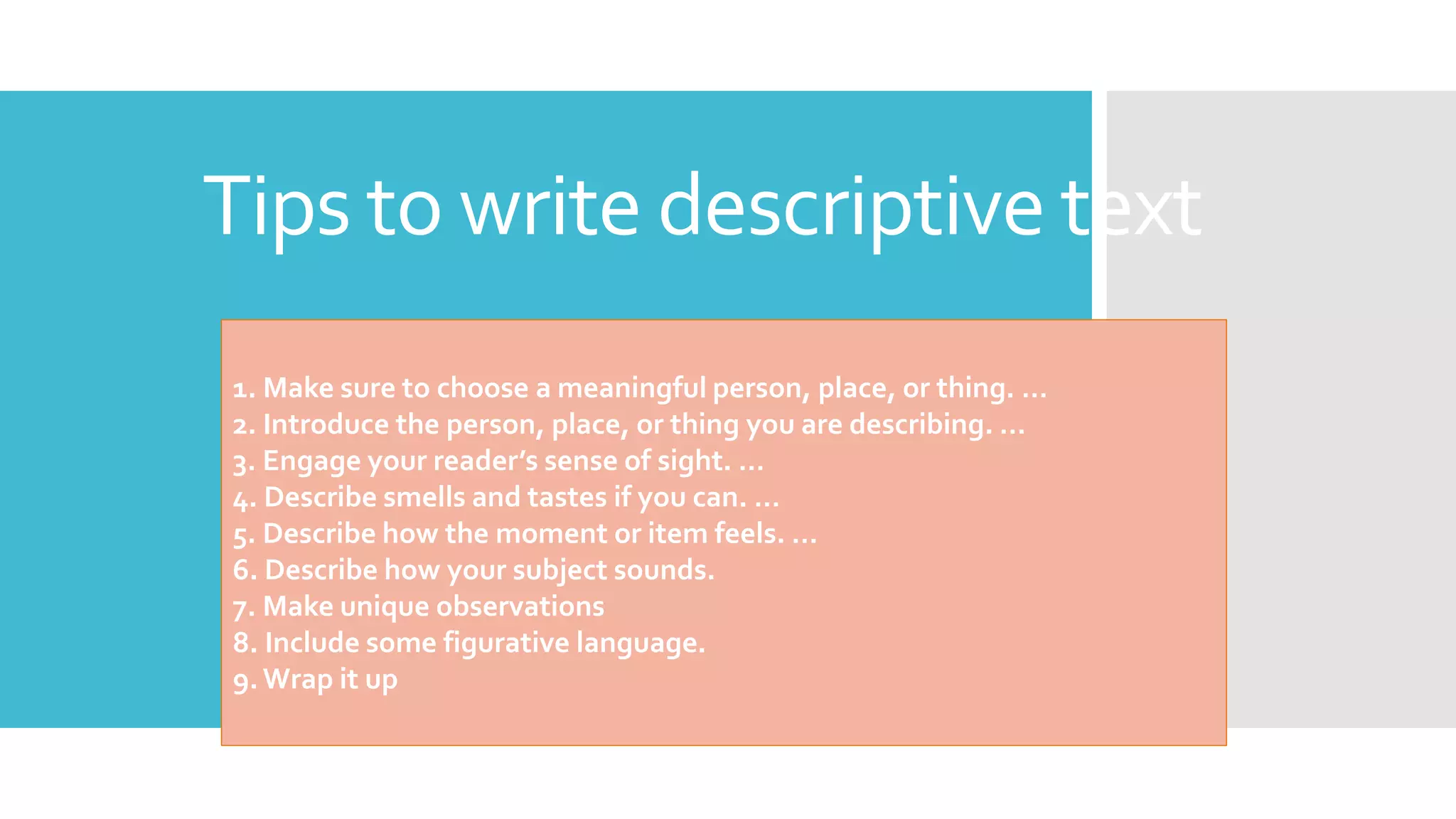 Descriptive text | PPTX