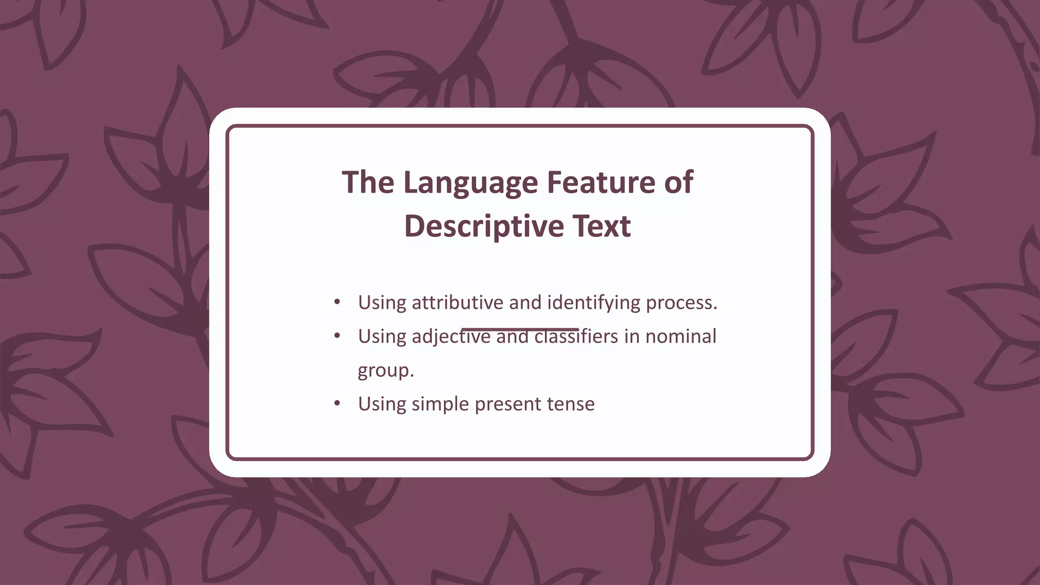 Descriptive text | PPTX