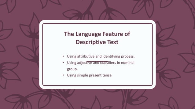 Descriptive text | PPTX