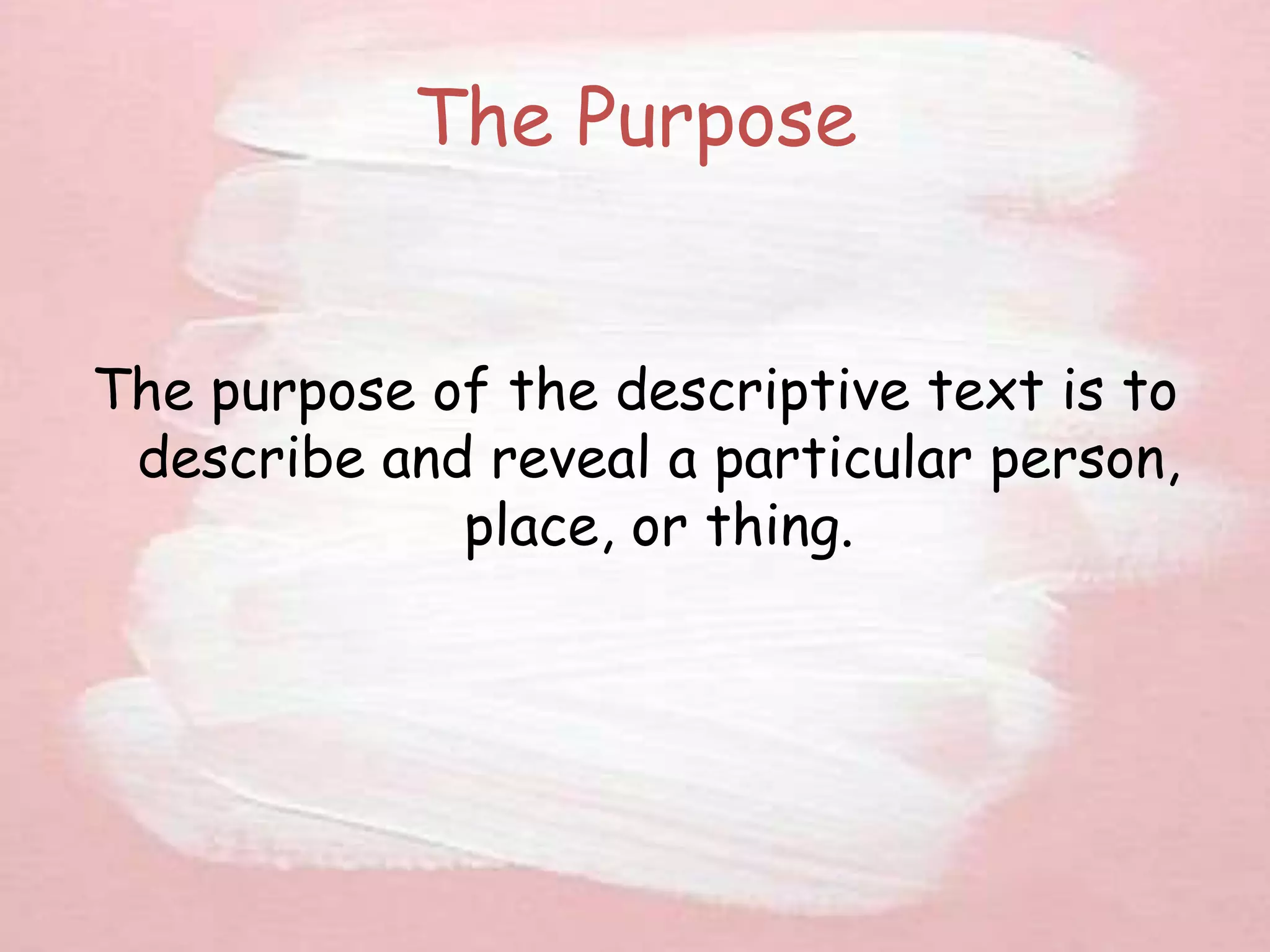 Descriptive text part 2 | PPTX | Geography | Science