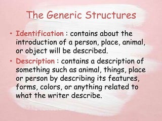 Descriptive text part 2 | PPTX | Geography | Science