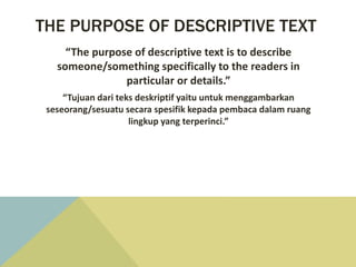MATERI DESCRIPTIVE TEXT KELAS 10 BAB 1 .pptx