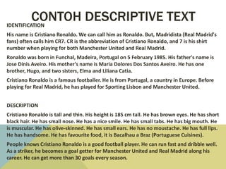MATERI DESCRIPTIVE TEXT KELAS 10 BAB 1 .pptx