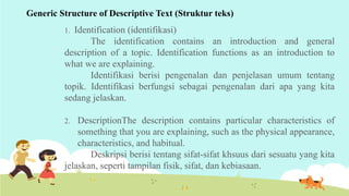 MATERI DESCRIPTIVE TEXT - DESCRIBING PEOPLE | PPTX