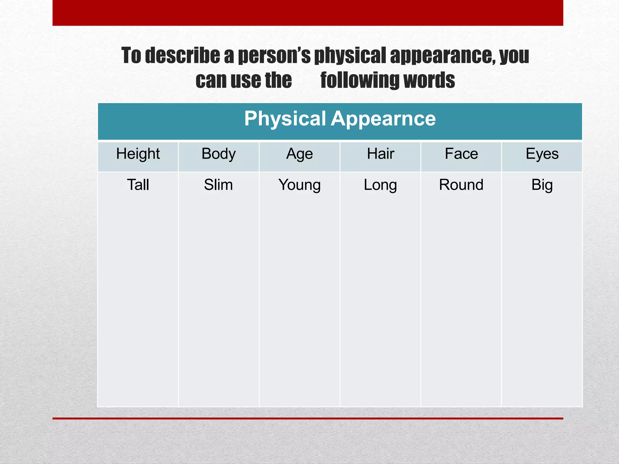 Descriptive Text - | PPTX