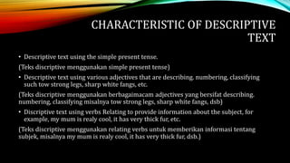 Descriptive Text | PPTX