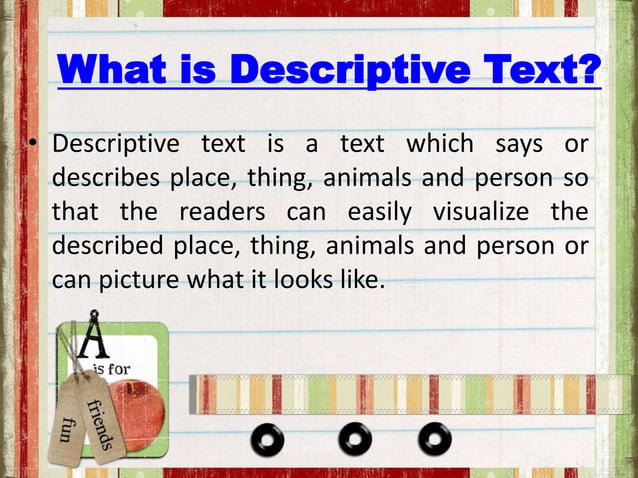 Descriptive text about place