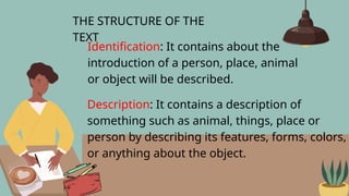 DESCRIPTIVE TEXT ABOUT PEOPLE AROUND US. | PPTX