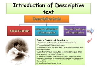 Descriptive text (muhammad zuljanahain) | PPTX