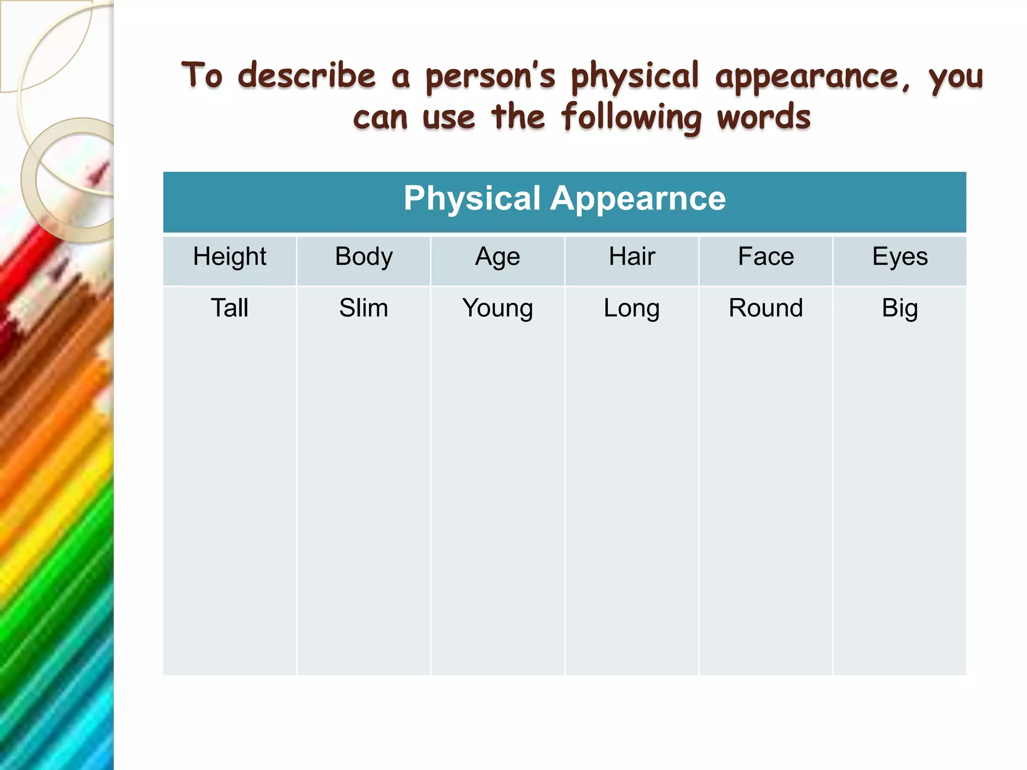 Descriptive text ppt | PPTX