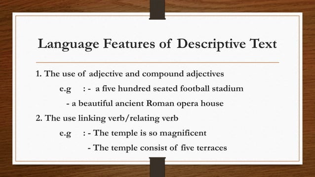 DESCRIPTIVE_TEXT_ppt.pptx KLS 9 SEMESTER GANJIL | PPTX