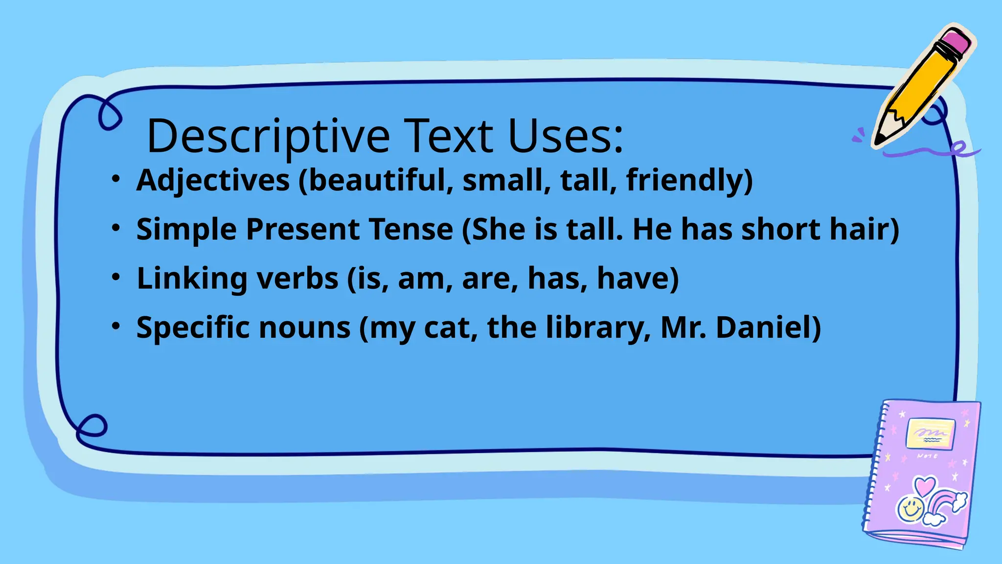 Descriptive Text PowerPoint Colorful Theme | PPTX