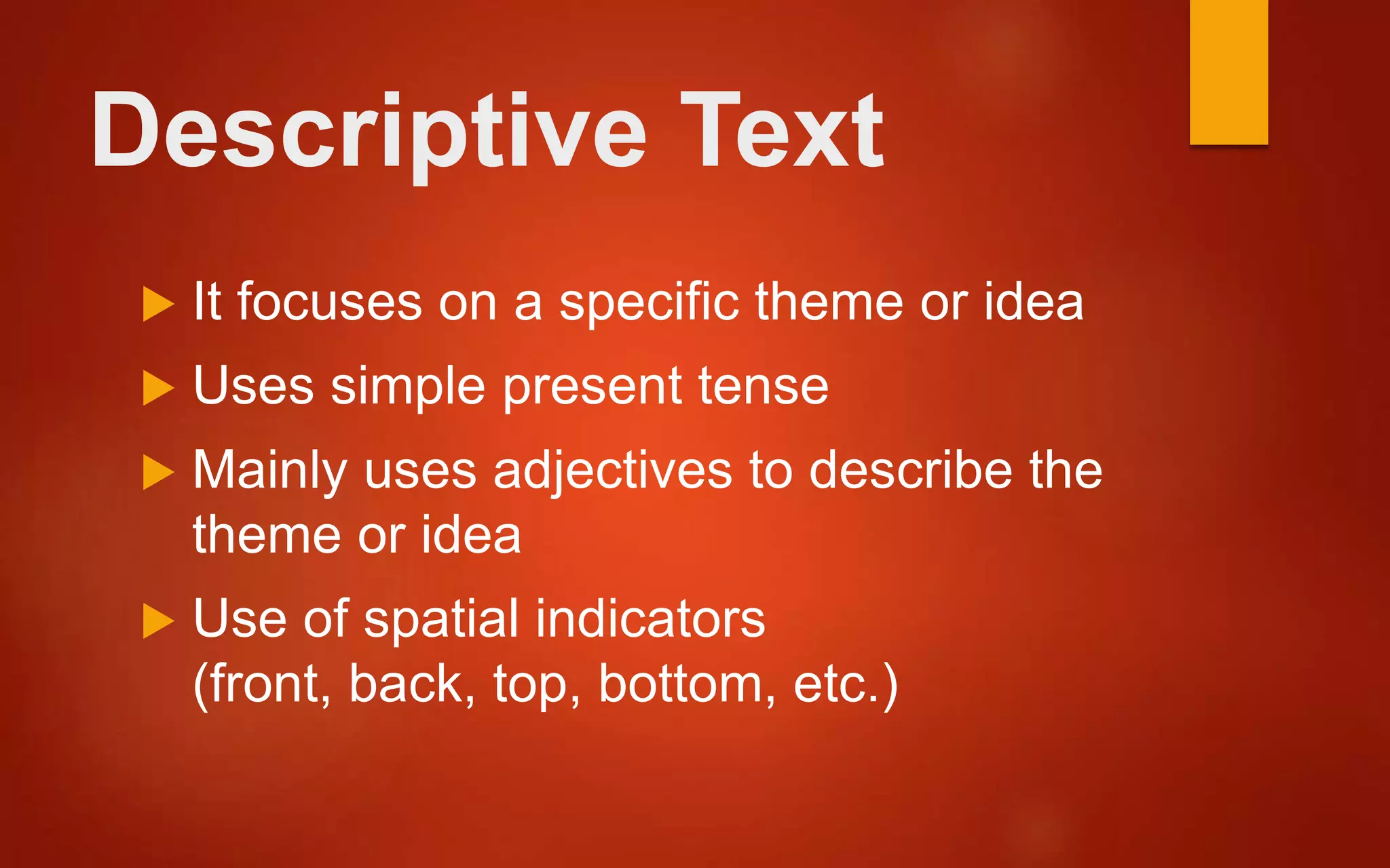 English 8 - Descriptive Texts | PPTX