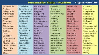 Descriptive Texts & Personality traits.pdf