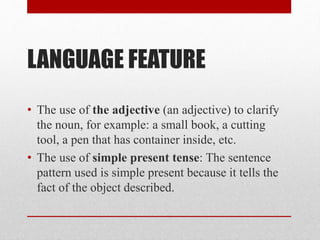 descriptive text for computers major in school | PPTX