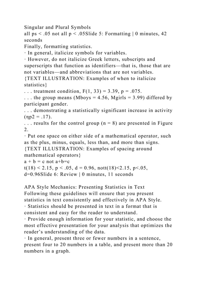 Descriptive Text Transcript of theMechanics of Style Quick Guide.docx