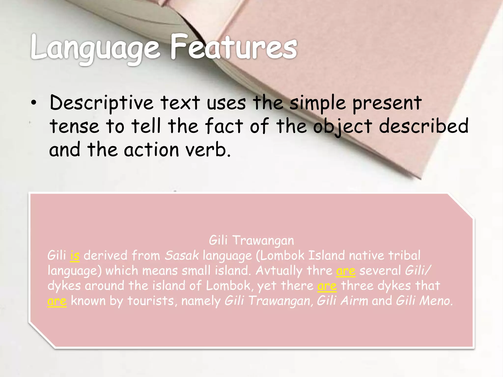 Descriptive text (writing descriptive essay) | PPT