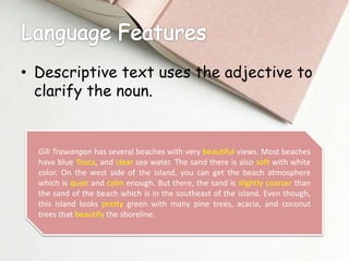 Descriptive text (writing descriptive essay) | PPT