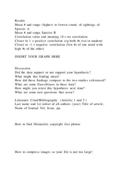 Descriptive Title of your study including common and scientific | PDF