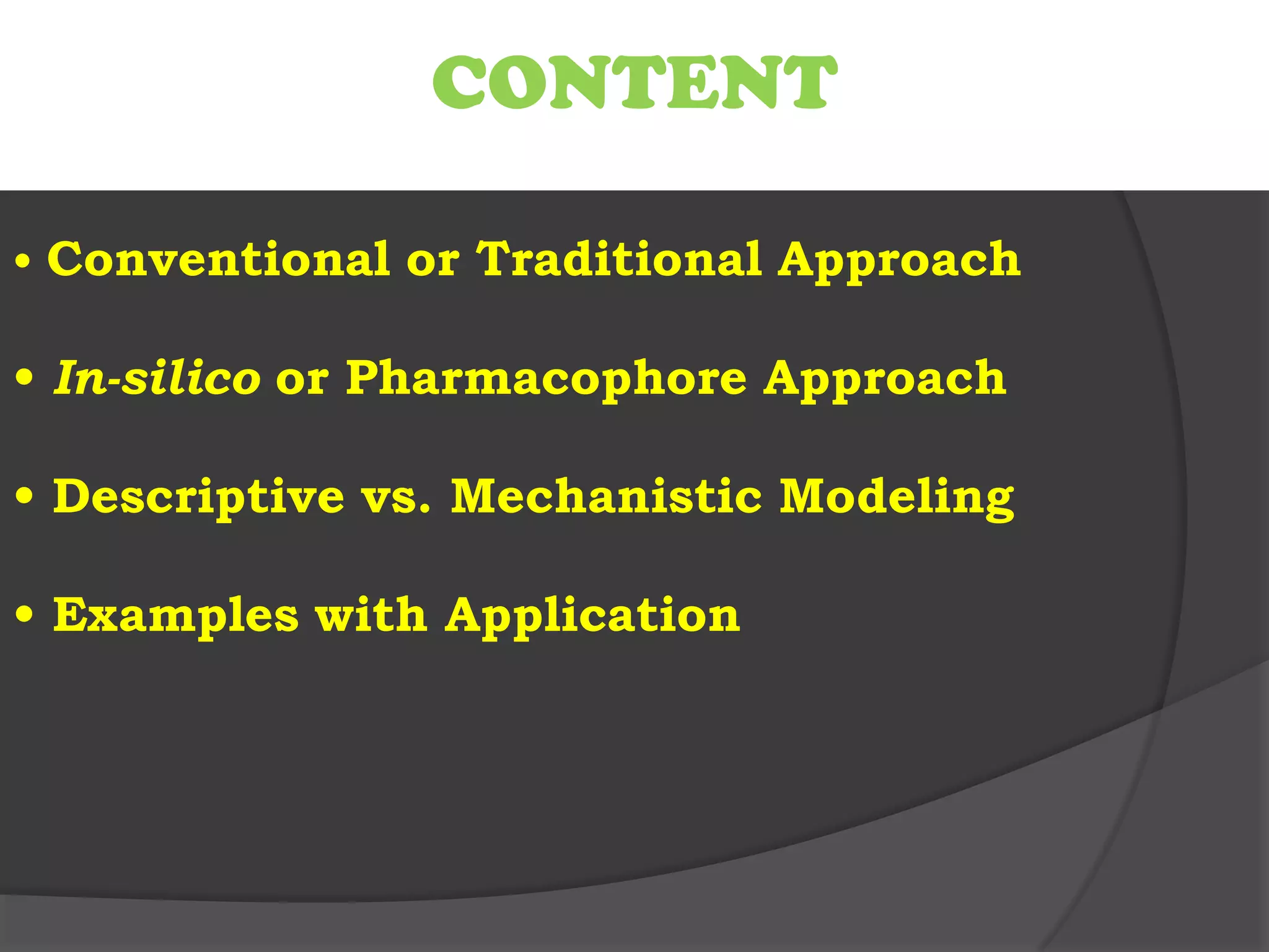 Descriptive versus Mechanistic Modeling | PDF