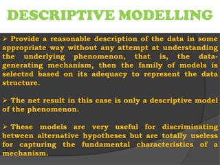 Descriptive versus Mechanistic Modeling | PDF