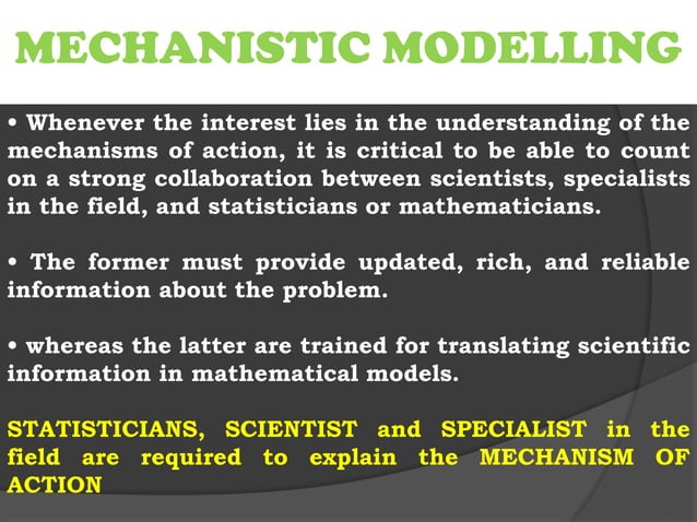 Descriptive versus Mechanistic Modeling | PDF | Pharmaceutical Industry | Industries