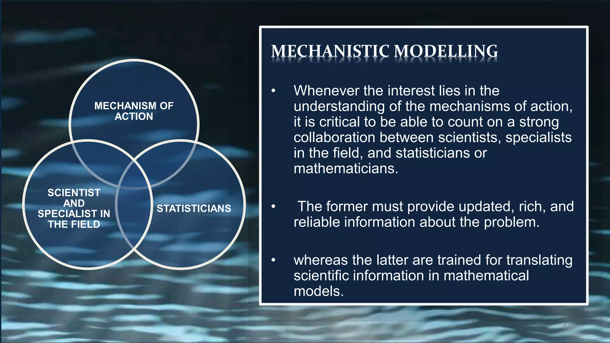 Descriptive versus mechanistic modelling | PPTX