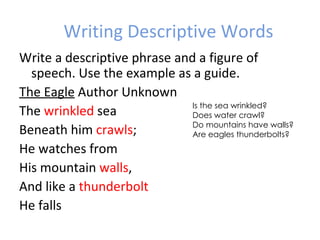 Descriptive Words | PPT